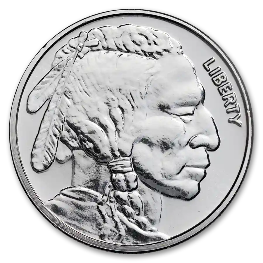 Buy 1 oz Silver Buffalo Bullion Round | Bullion.com