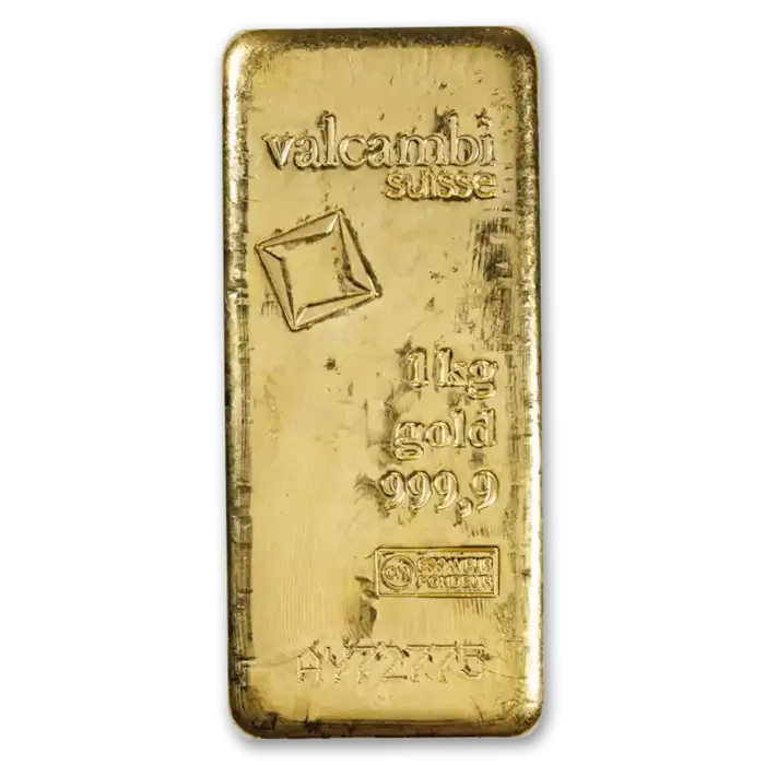 Buy 1000 gram Gold Valcambi Cast Bar w/ Assay | Bullion.com