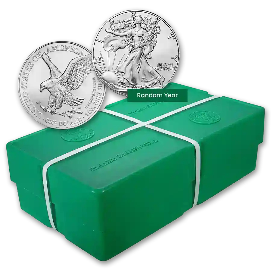 Buy 1 oz American Silver Eagle Monster Box | Bullion.com