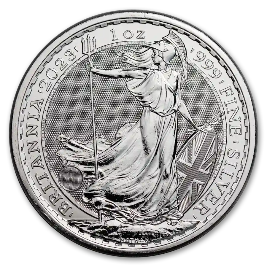 Buy 2023 1 oz Silver British Britannia Coin BU - Queen Elizabeth II ...