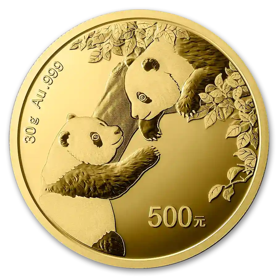 Buy 2023 30 gram Chinese Gold Panda Coin BU | Bullion.com