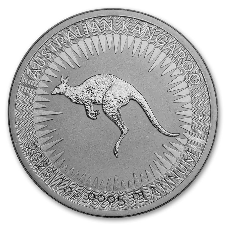 2023 1 oz Australian Platinum Kangaroo Coin BU | Bullion.com