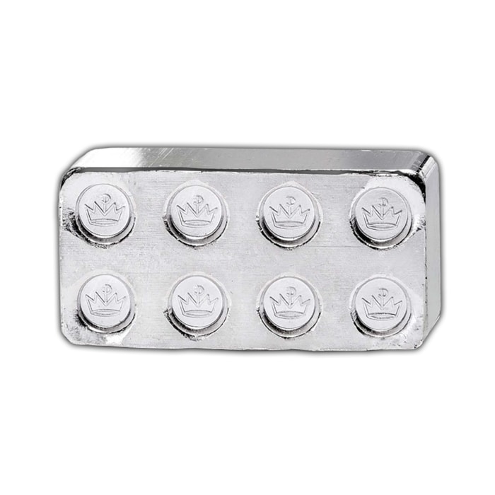 1 oz Silver Building Block Collectible Bar | Bullion.com