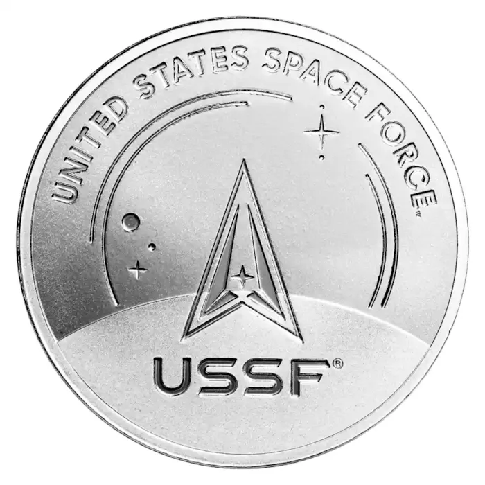 Buy 1 oz Silver Round - U.S. Space Force Emblem | Bullion.com