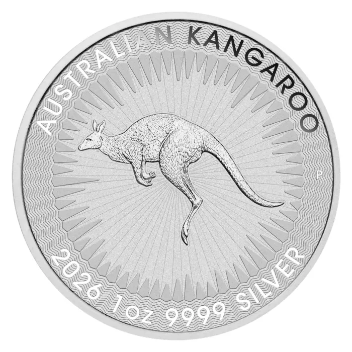 2026 1 oz Australian Silver Kangaroo Coin BU | Bullion.com
