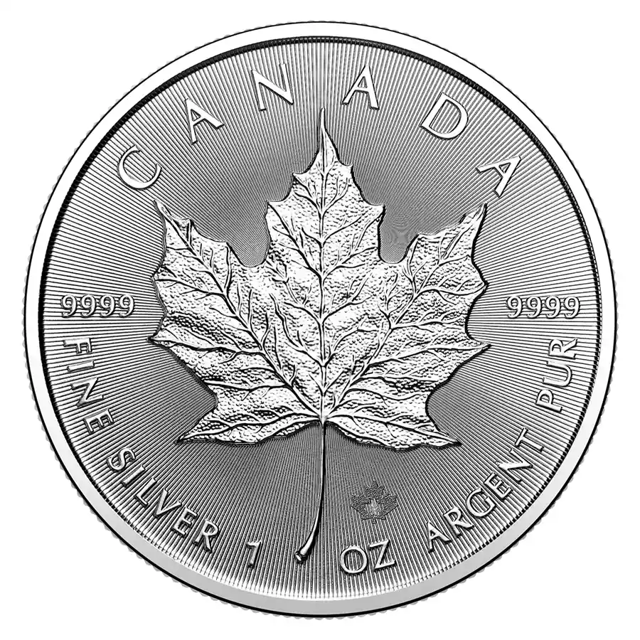 2026 1 oz Canadian Silver Maple Leaf Coin BU | Bullion.com